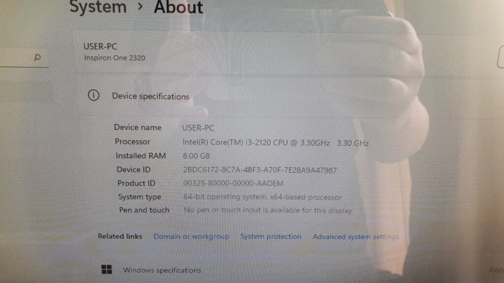23" Dell Inspiron One 2320 All-in-One PC - i3, 8GB RAM, 500GB HDD ...