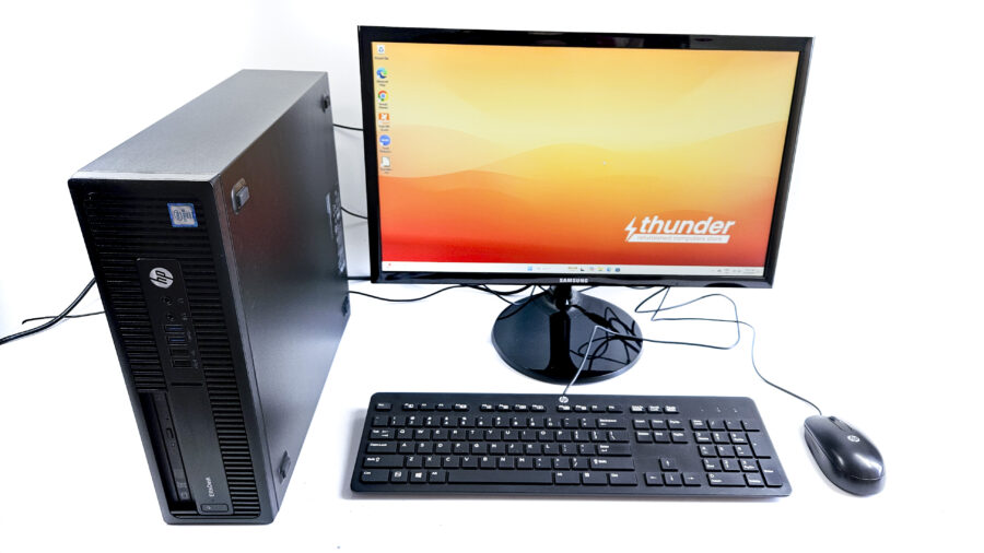 HP EliteDesk 800 G2 SFF Desktop Computer Bundle - i5 6th Gen, 240GB SSD ...